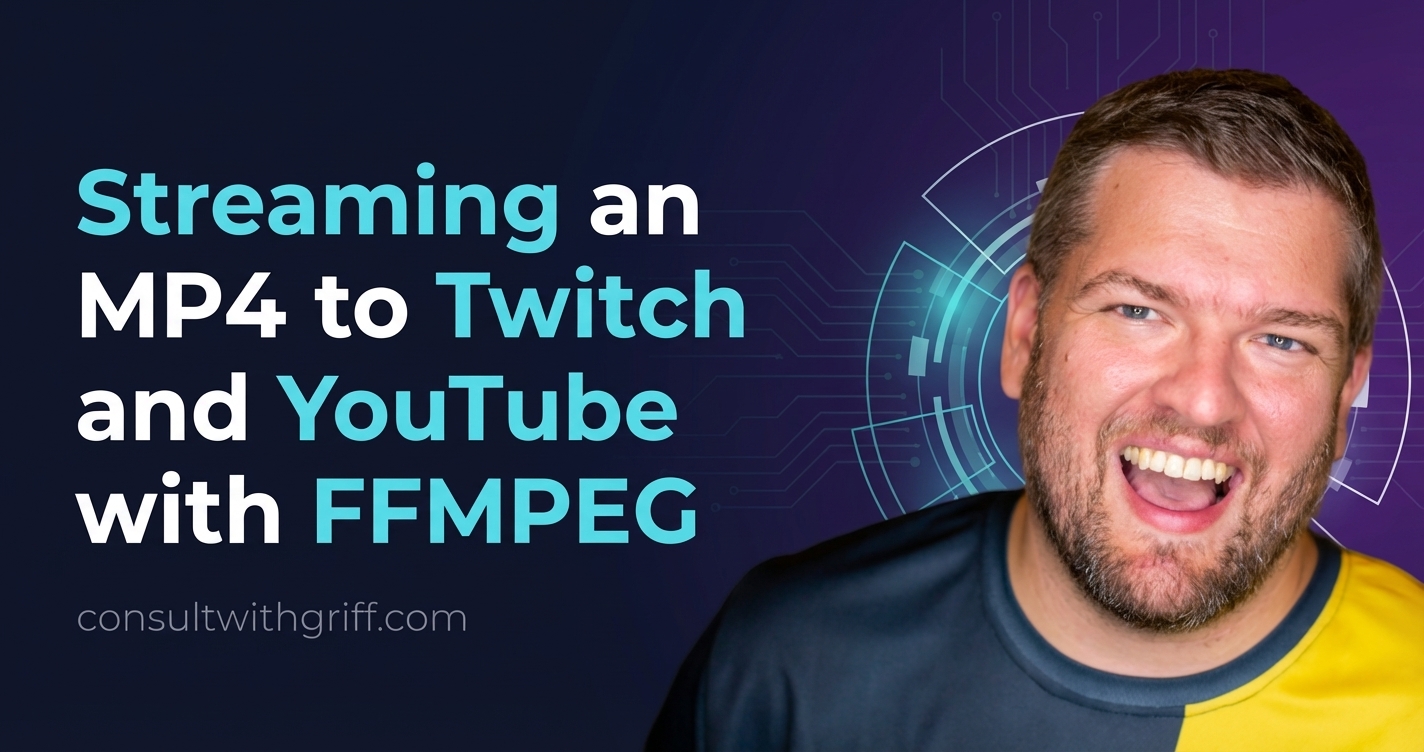 Streaming an MP4 to Twitch and YouTube with FFMPEG